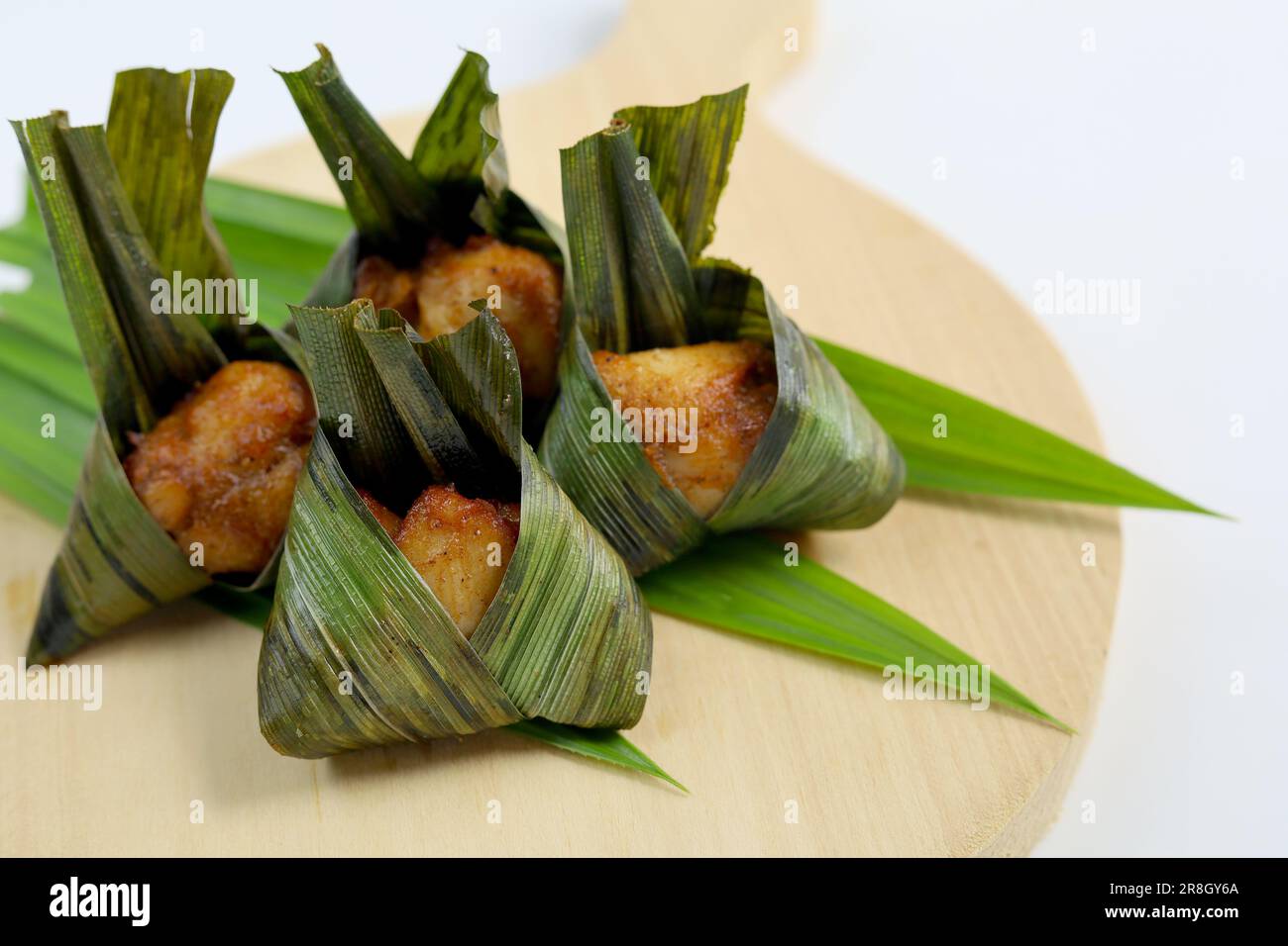 Ayam Goreng Daun Pandan, Thai pandan chicken is fried chicken wrapped ...
