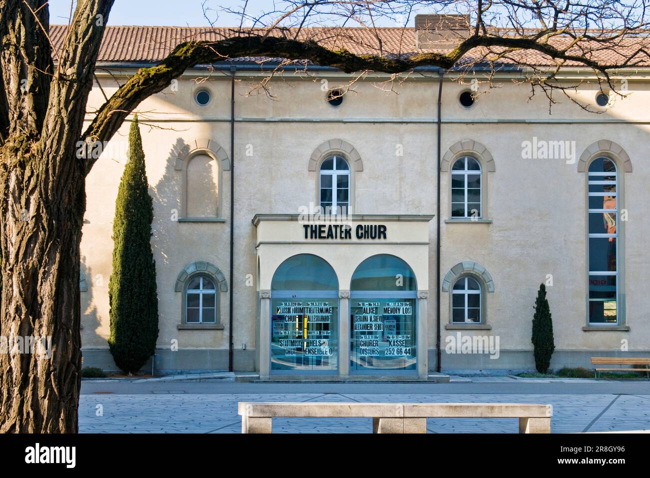 Theater, Chur, Switzerland Stock Photo - Alamy