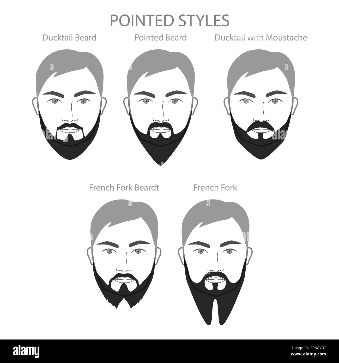 Mustache Styles Clipart