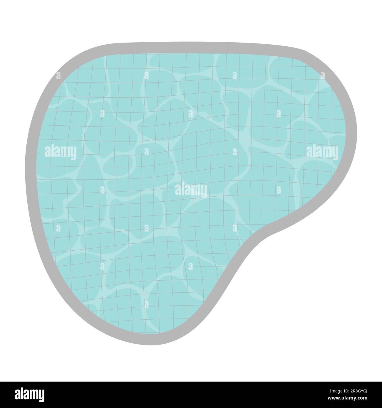 Swimming pool water background with reflection of sun, vector ...