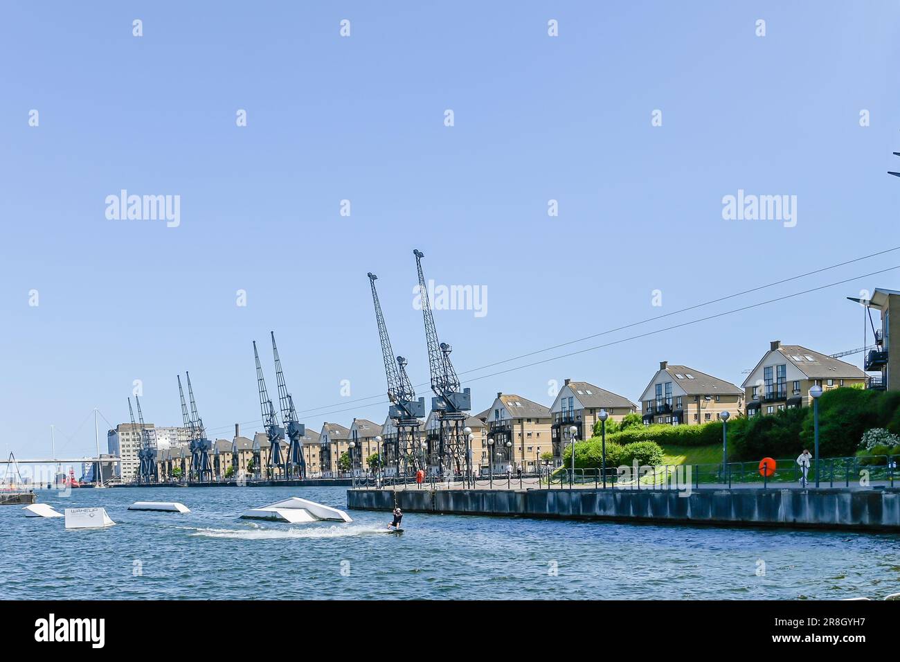 The royal docks sports hi-res stock photography and images - Alamy
