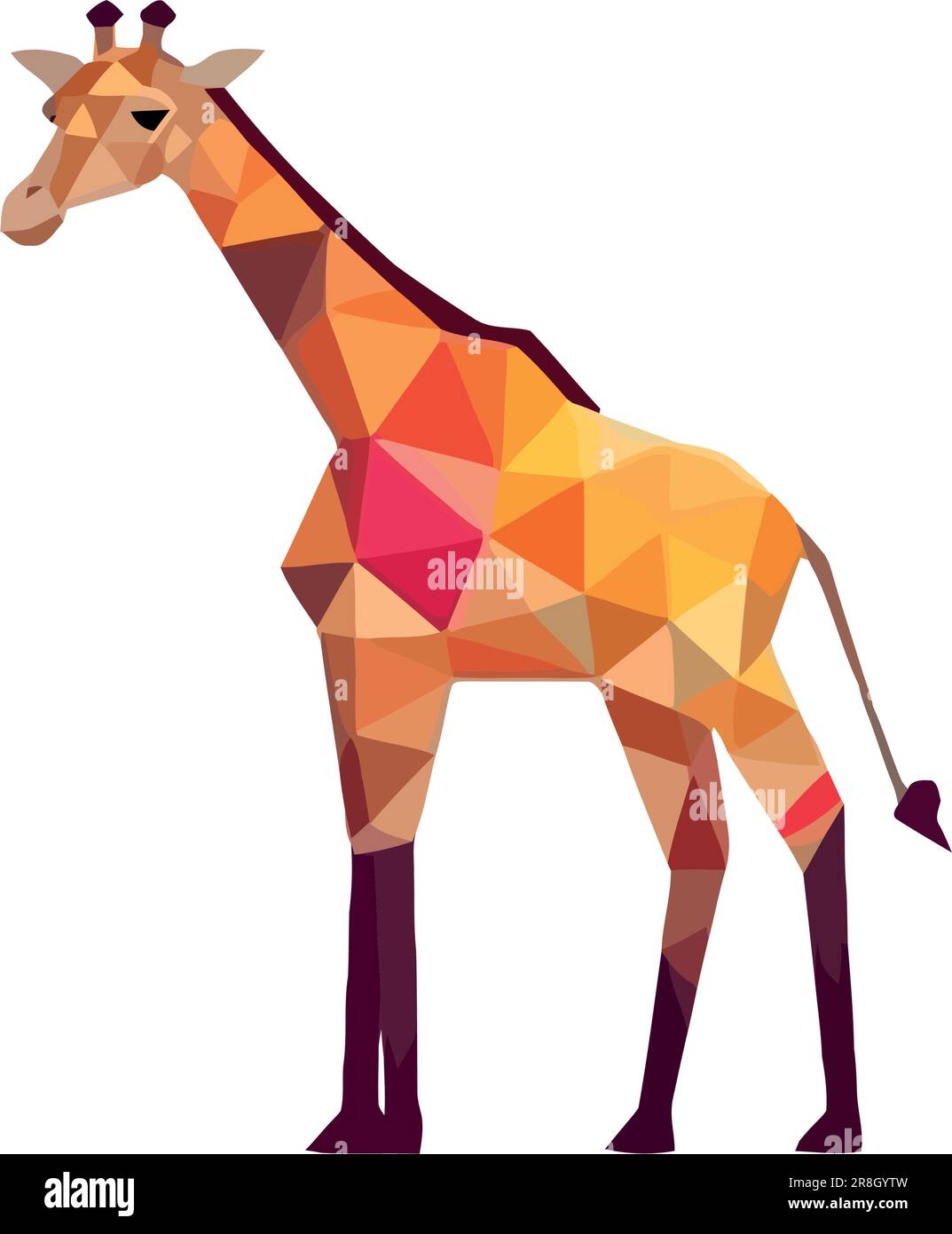 How To Draw A Giraffe Using Shapes