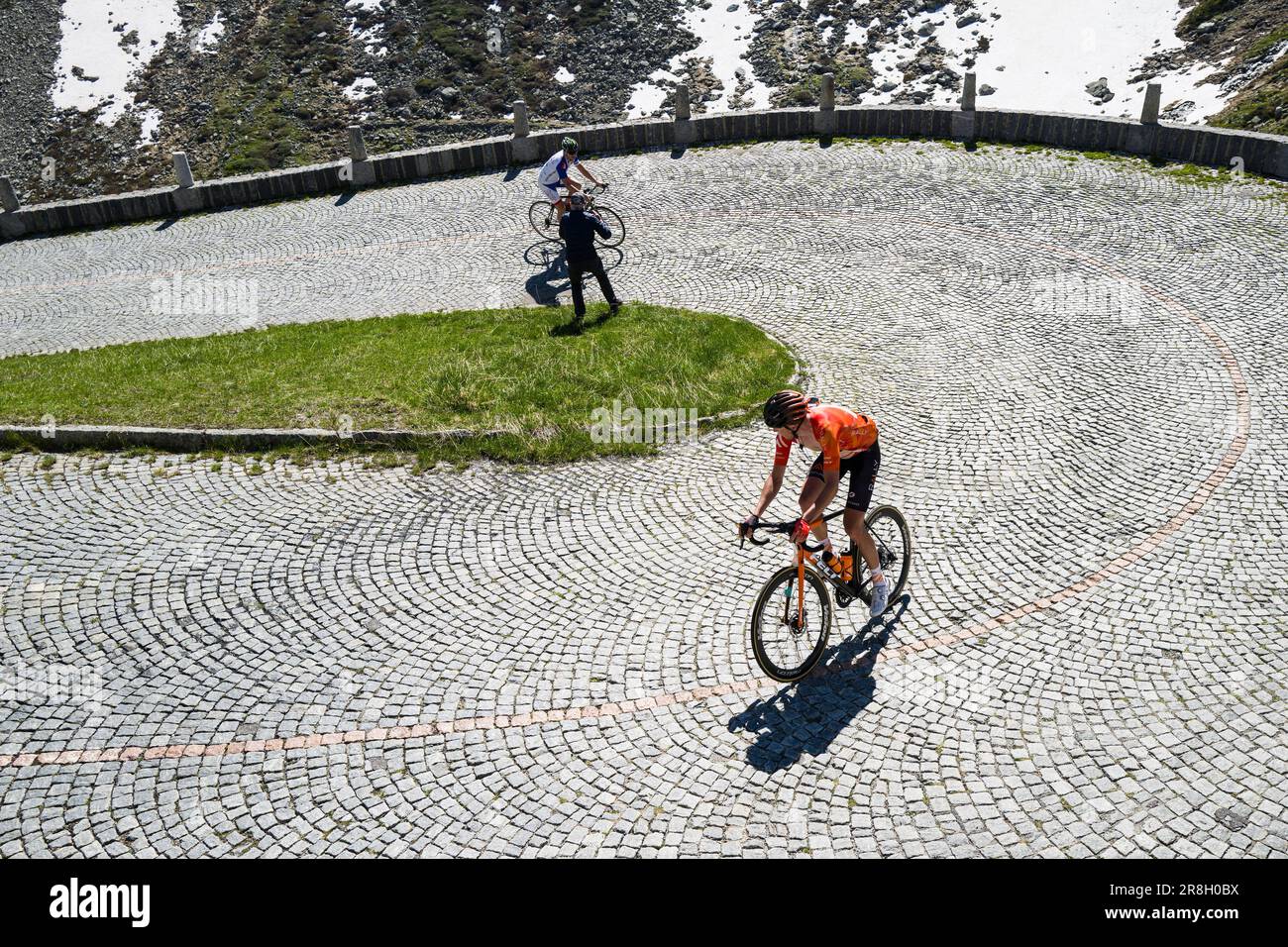 Switzerland. Tour de Suisse. Gotthard pass (Tremola Stock Photo - Alamy