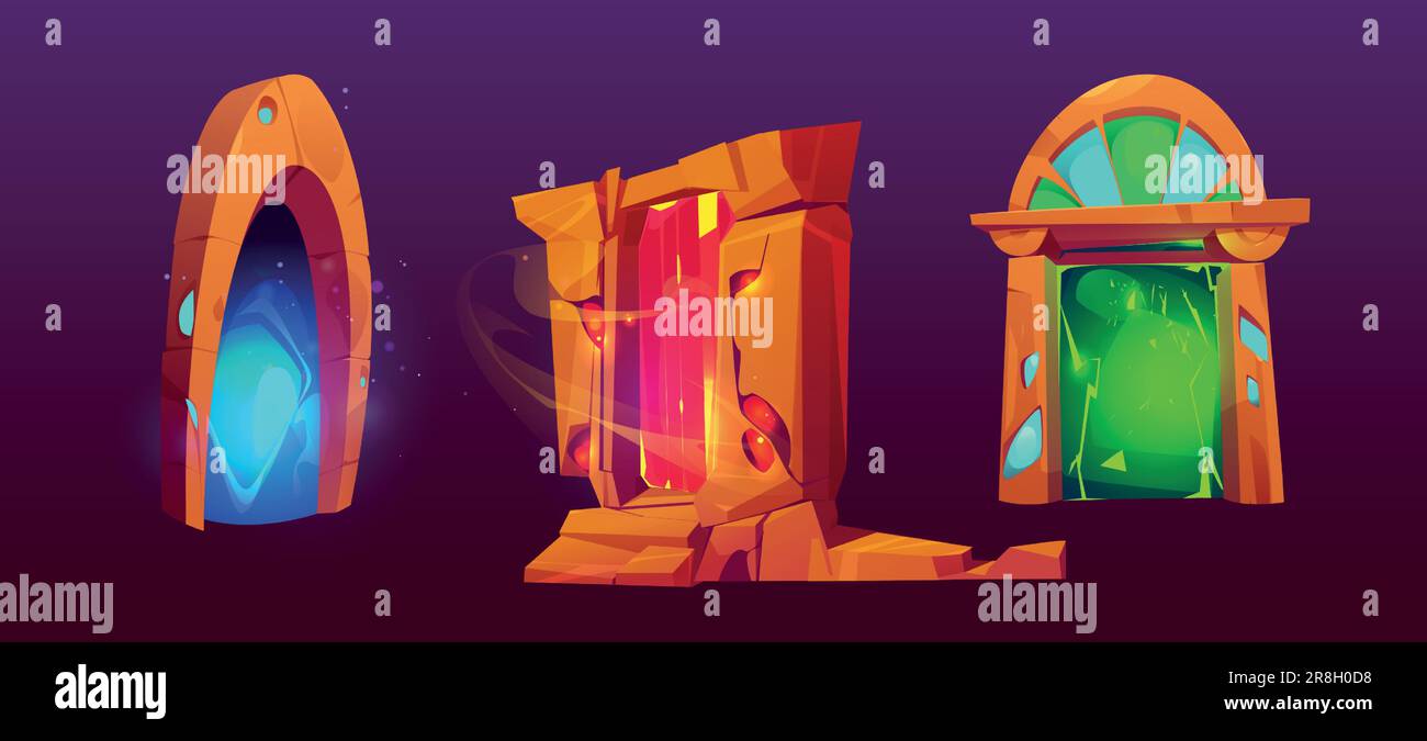 Tunnel leading to gate Stock Vector Images - Alamy