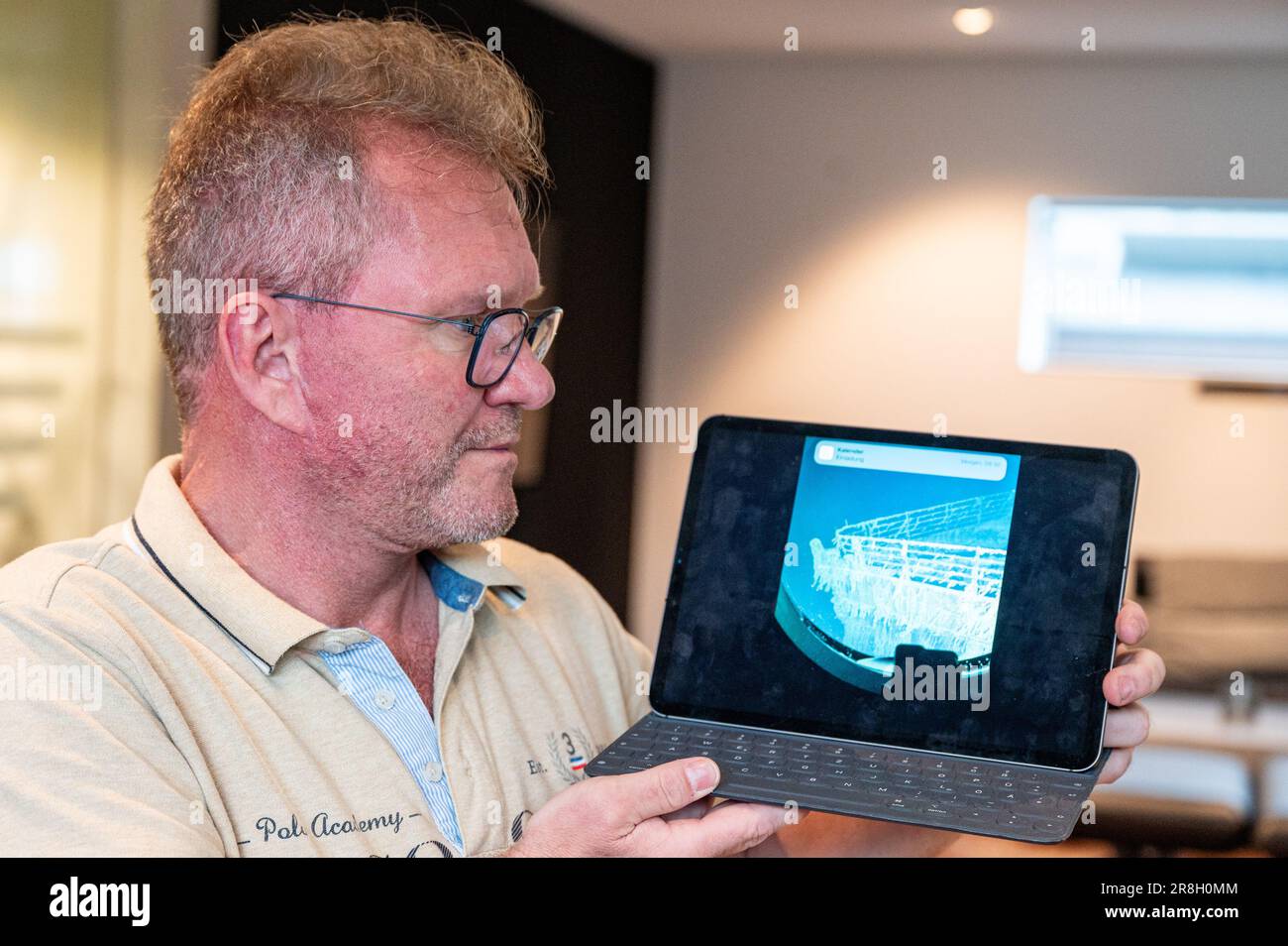Straubing, Germany. 21st June, 2023. Arthur Loibl, a former passenger ...