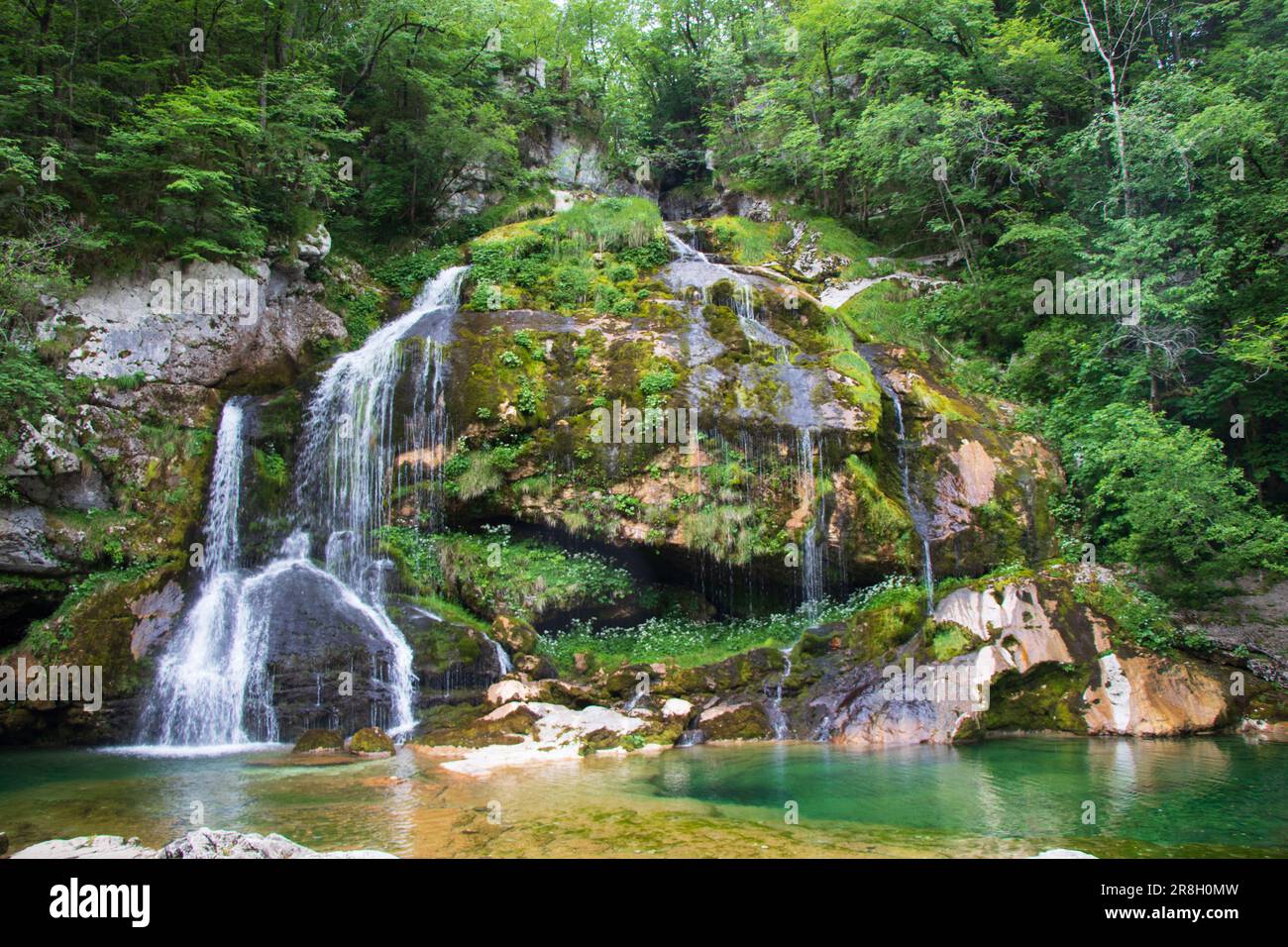 Waterfall slap slovenia water flow hi-res stock photography and images ...