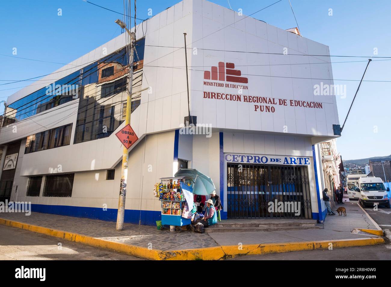 Perù. Puno. old town Stock Photo - Alamy