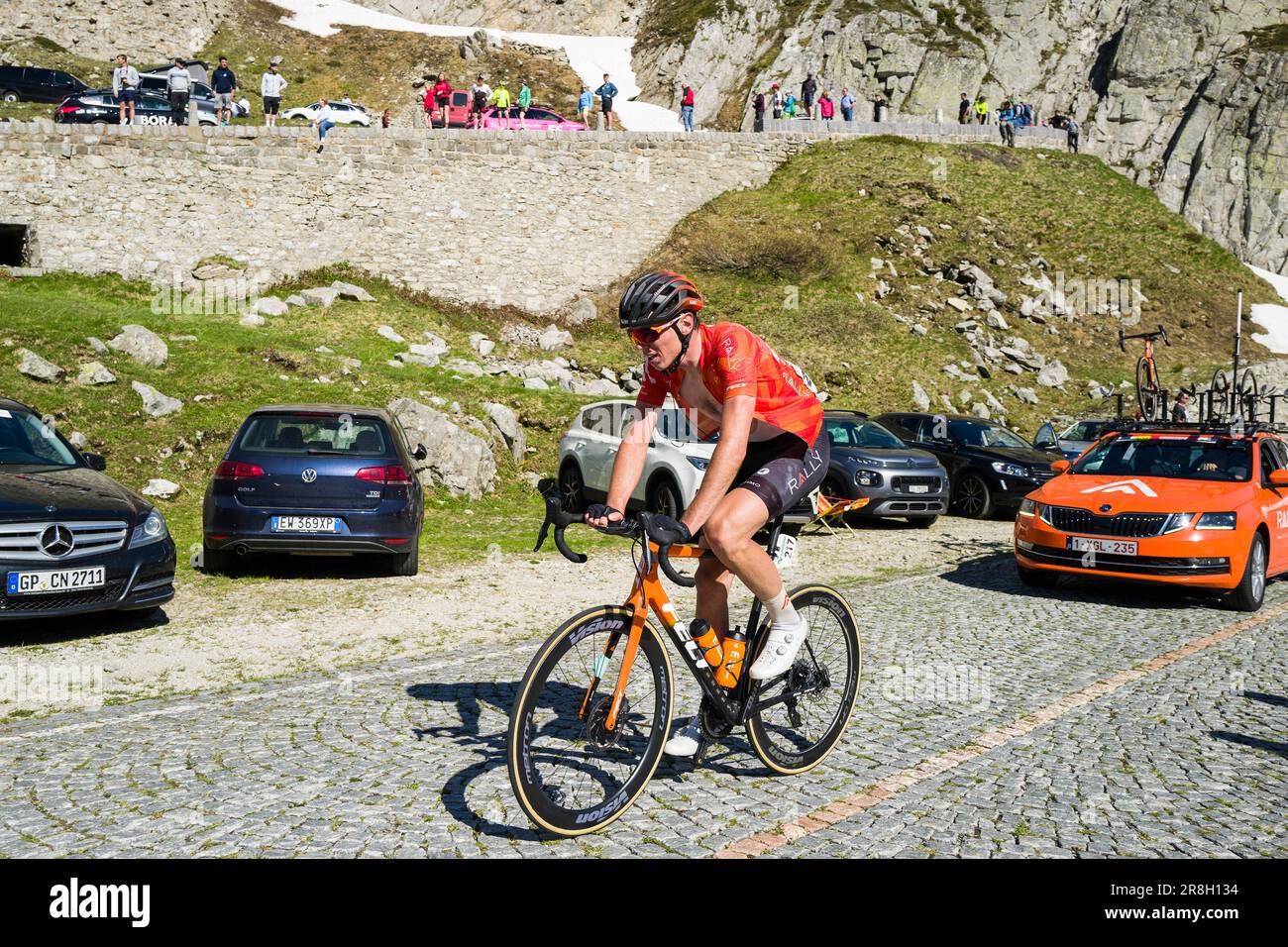Switzerland. Tour de Suisse. Gotthard pass (Tremola) - Matteo Dal Cin Stock Photo - Alamy