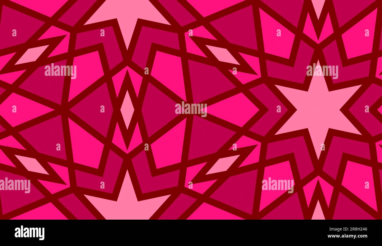 Arabic seamless girih pattern with classic islamic culture ornament ...