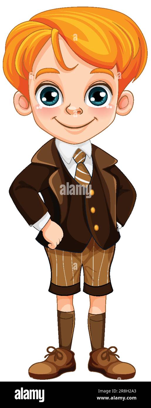 School Boy Uniform Cartoon