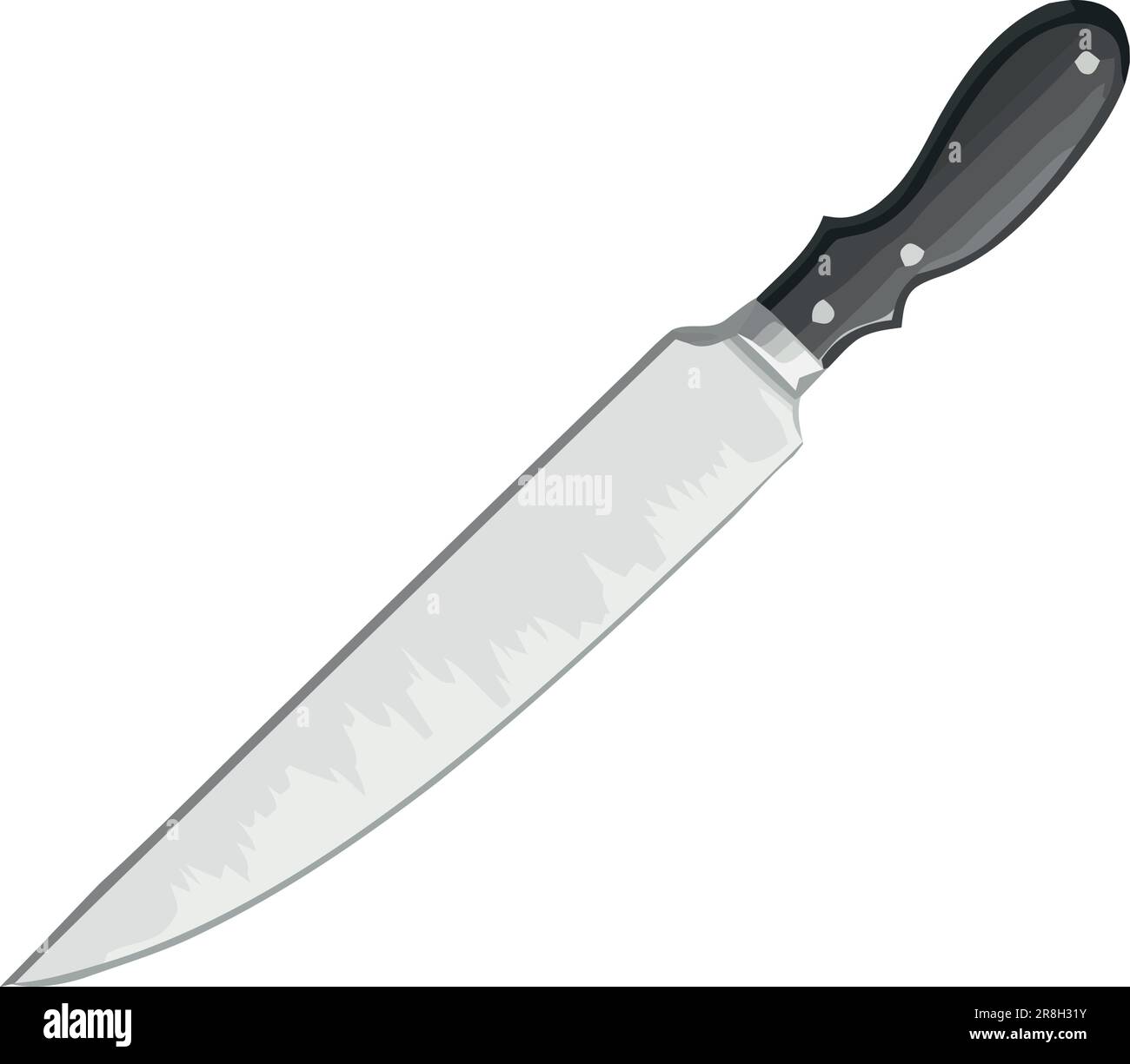 steel knife icon isoalted white background Stock Vector Image & Art - Alamy