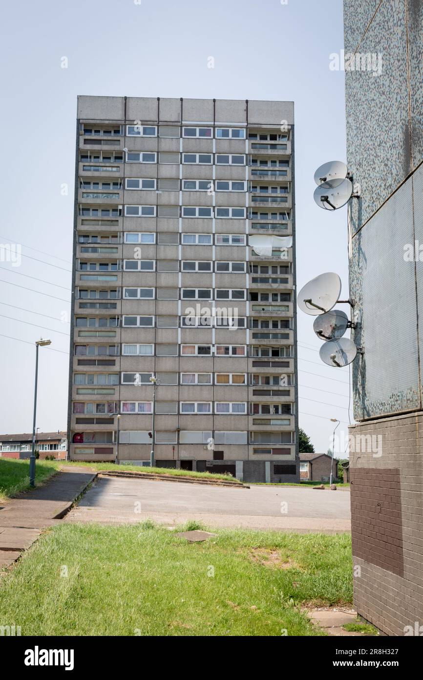 Derelict high rise block, Birmingham, UK 2023 Stock Photo - Alamy