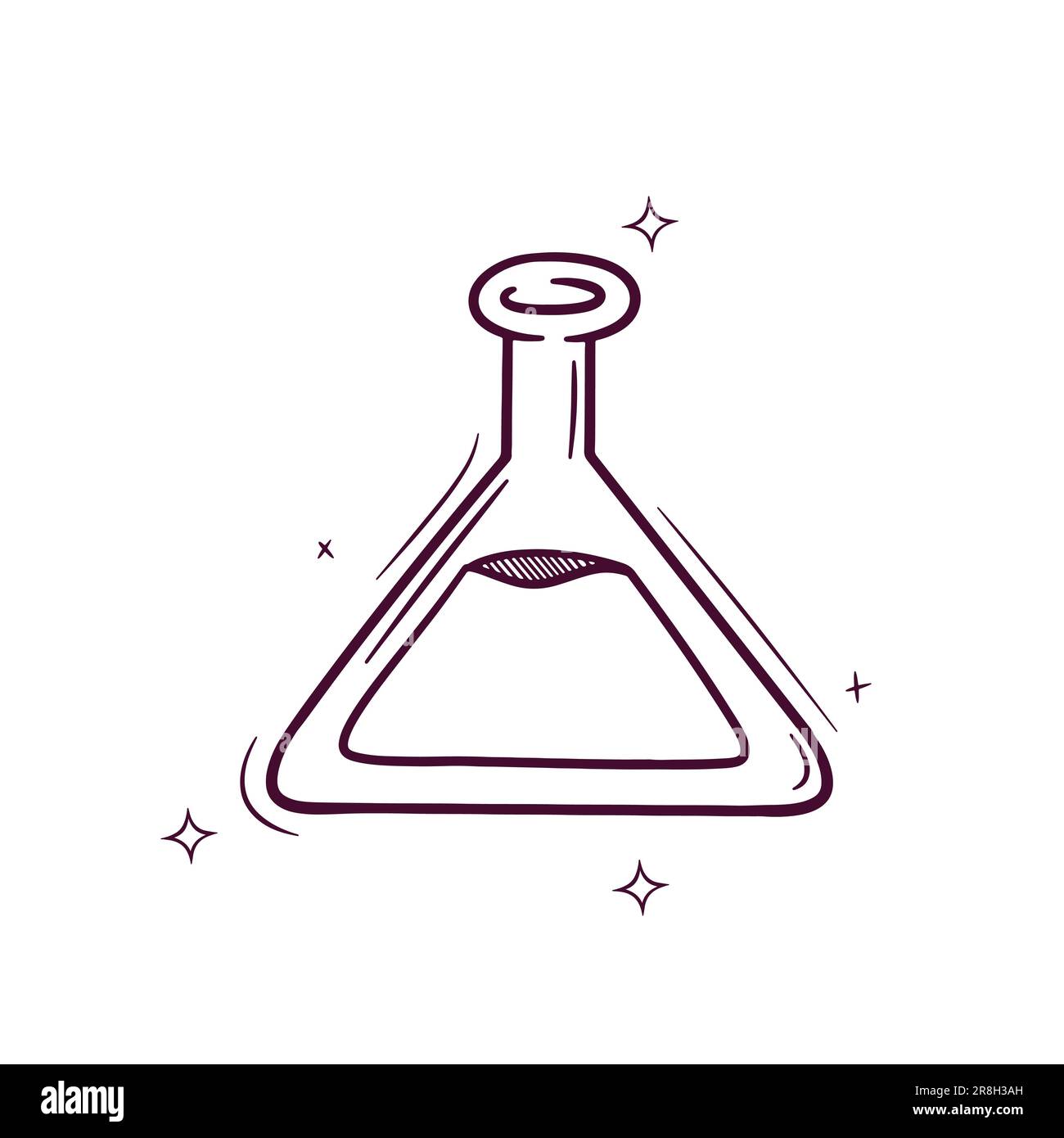 Hand Drawn Test Tube. Doodle Vector Sketch Illustration Stock Vector ...