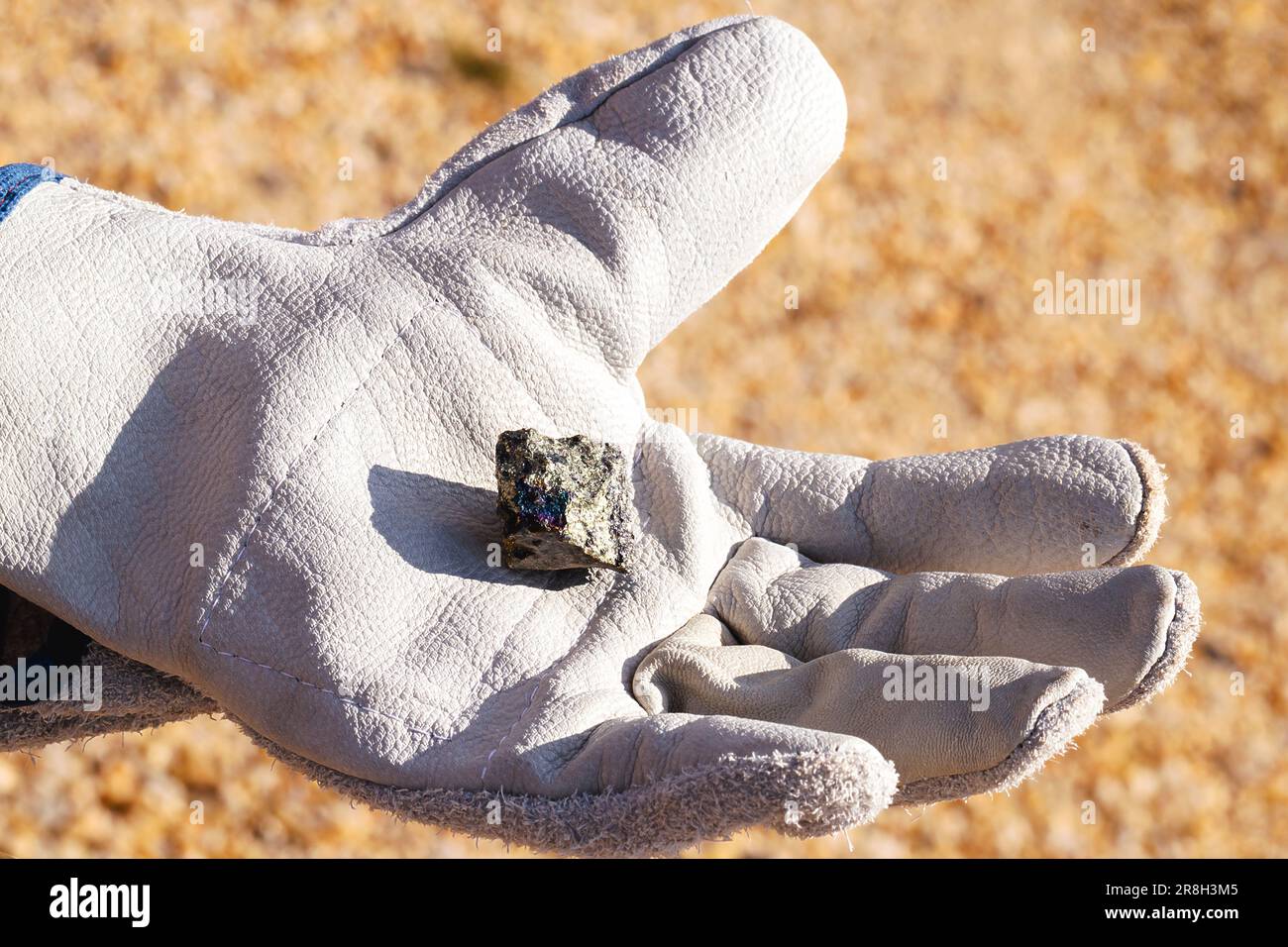 chalcopyrite ore, is the most common copper and iron sulfide in nature ...
