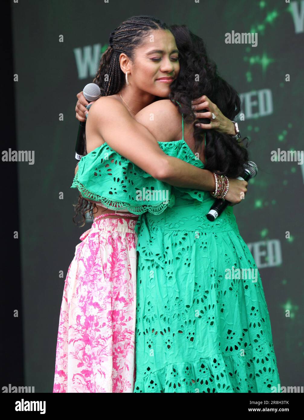 London, UK. Lucy St. Louis and Alexia Khadime in a performance of ...