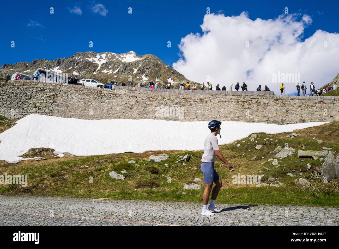 Switzerland. Tour de Suisse. Gotthard pass (Tremola Stock Photo - Alamy