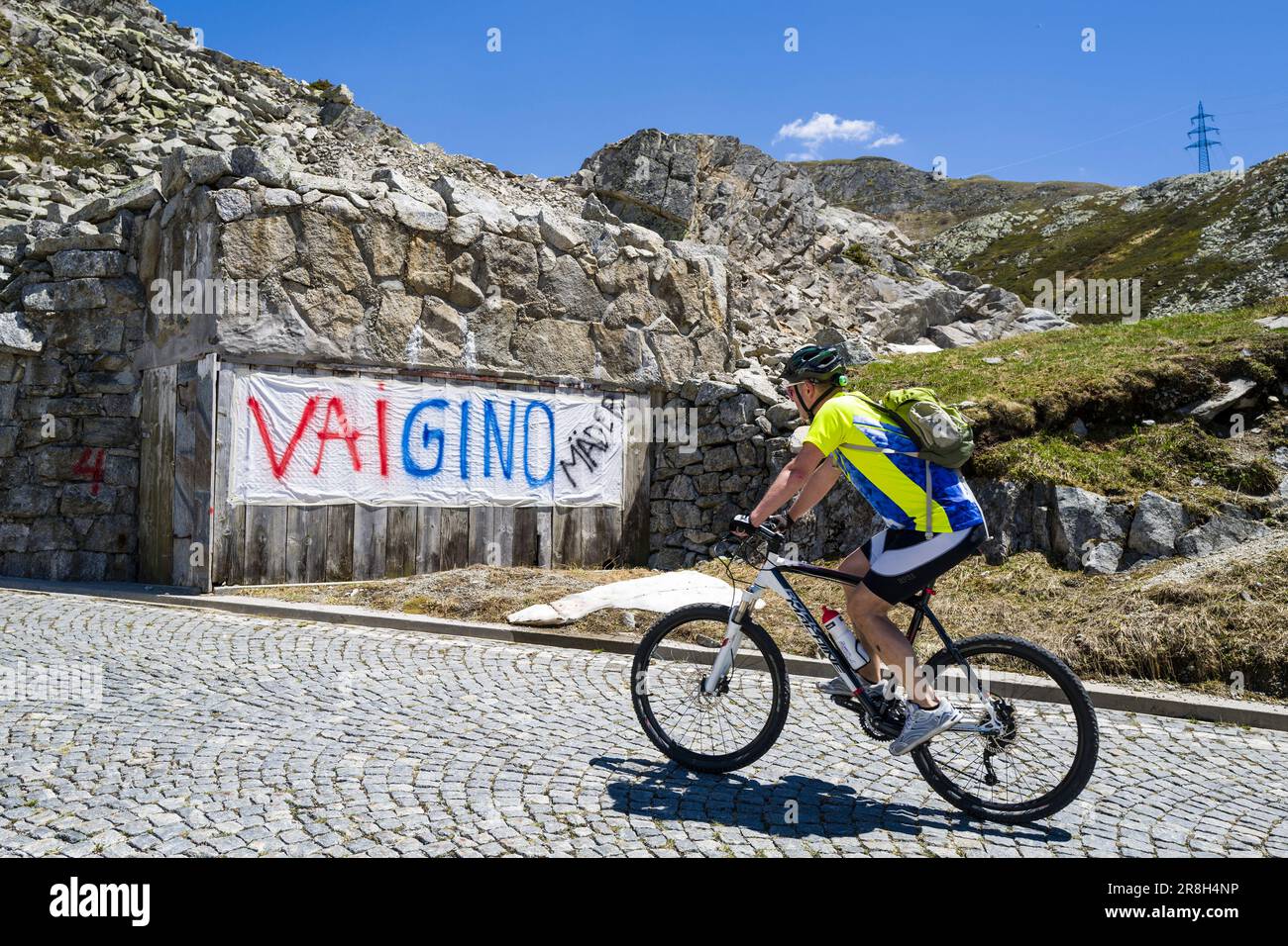 Switzerland. Tour de Suisse. Gotthard pass (Tremola Stock Photo - Alamy