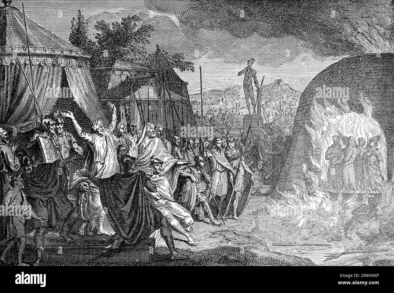 The three men in the furnace, Old Testament, Bible, historic ...