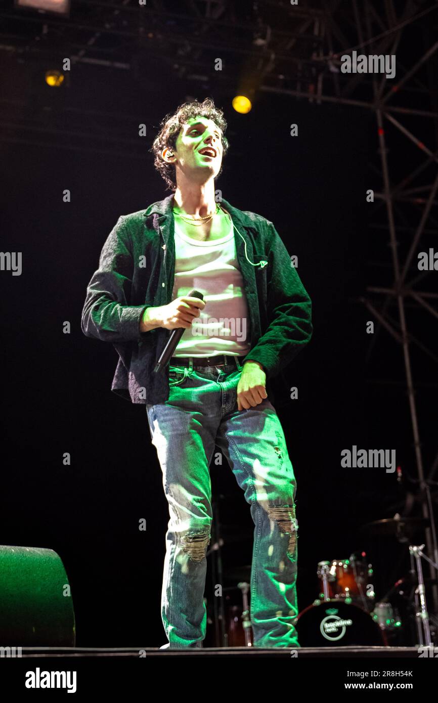 Concert of italian singer Bresh at Ippodromo delle Capannelle for Rock ...