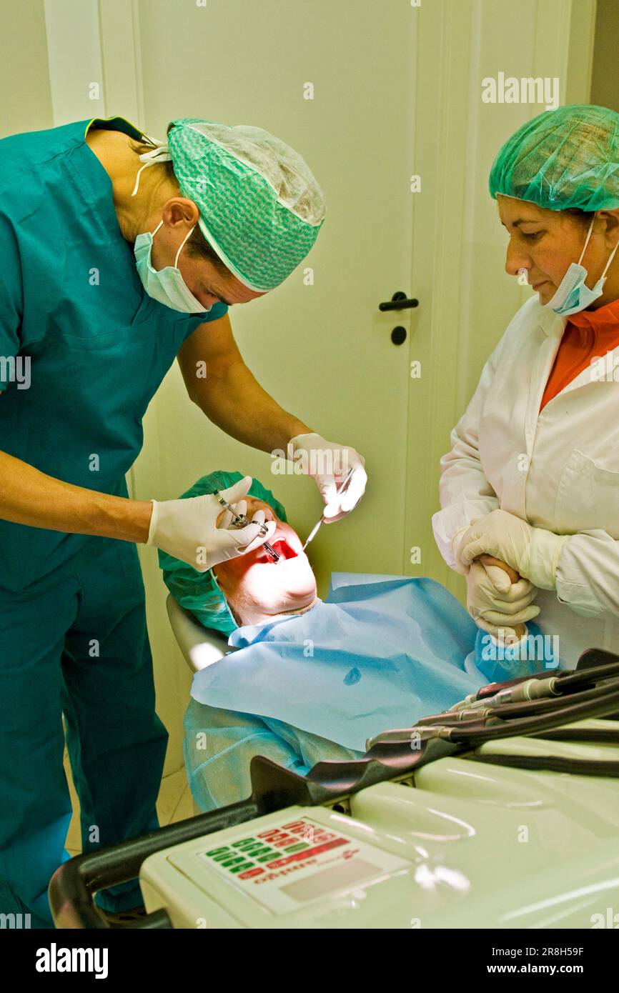 Medical Treatment by Implant Stock Photo - Alamy