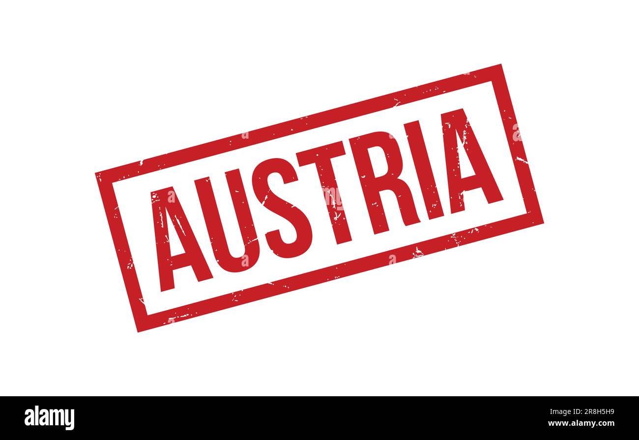 Austria stamp vector hi-res stock photography and images - Alamy