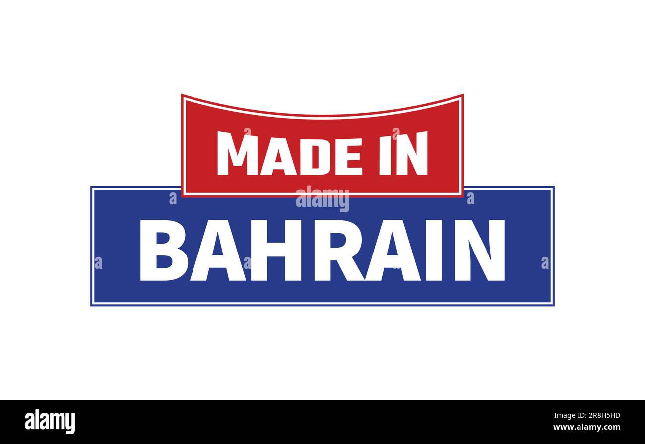 Made In Bahrain Seal Vector Stock Vector Image & Art - Alamy