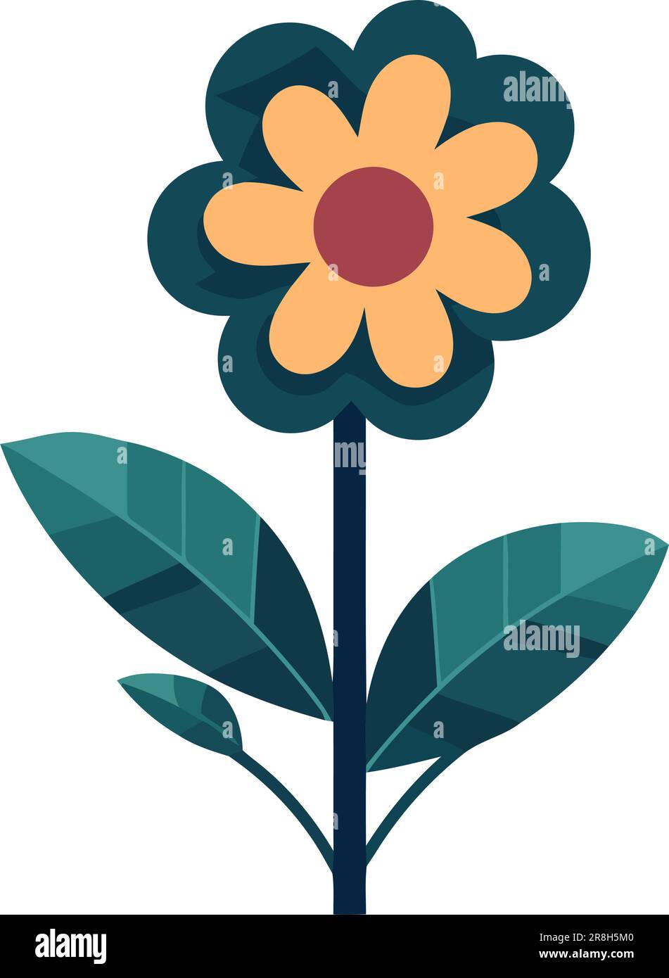 Green of sunflower, symbol of growth Stock Vector Image & Art - Alamy
