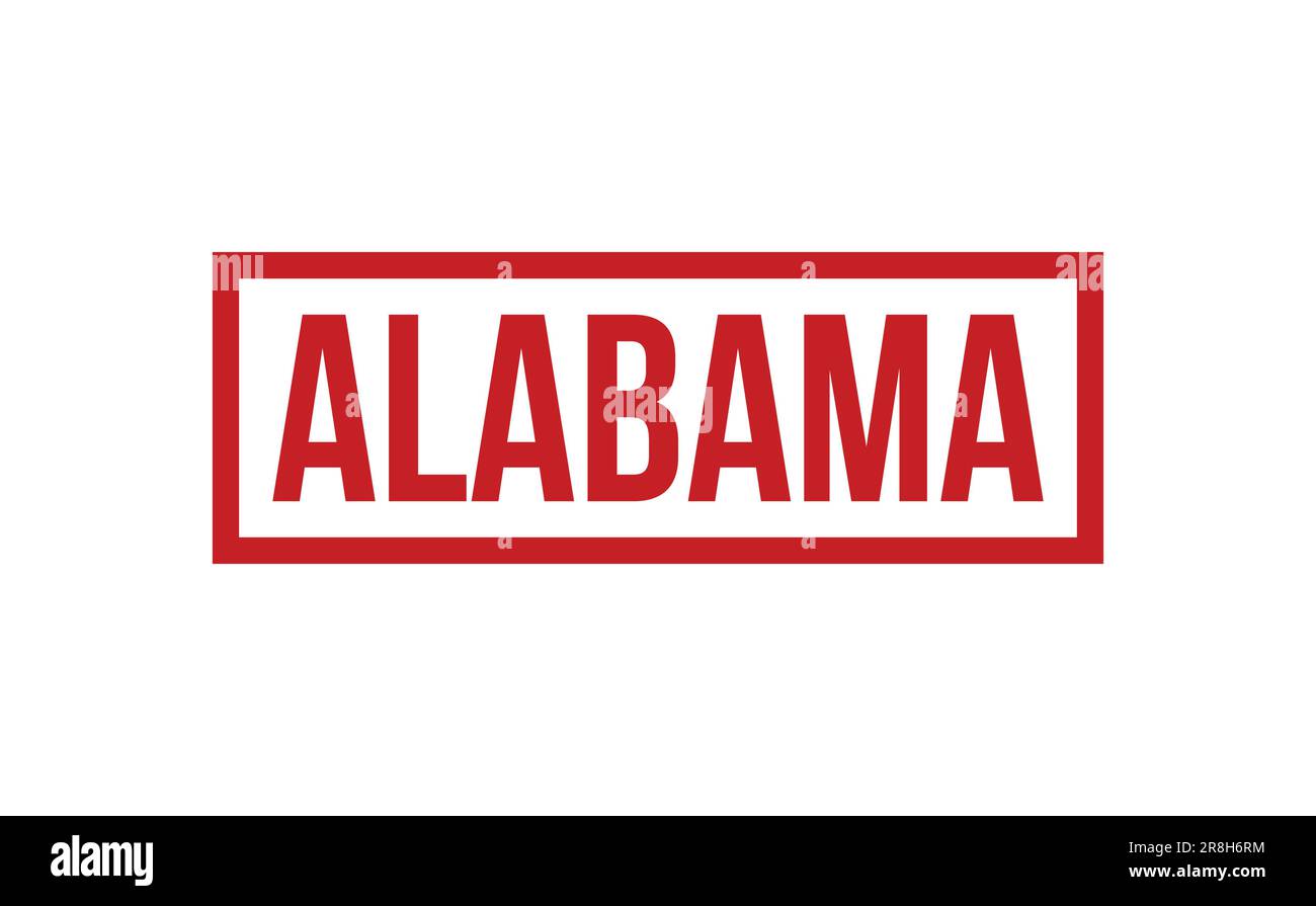 Alabama Rubber Stamp Seal Vector Stock Vector Image & Art - Alamy