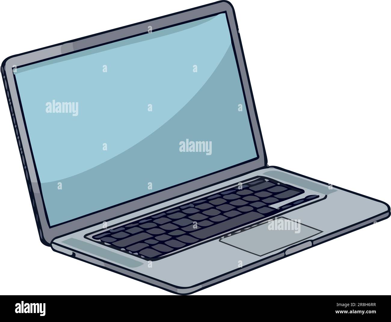 laptop computer device technology Stock Vector Image & Art - Alamy