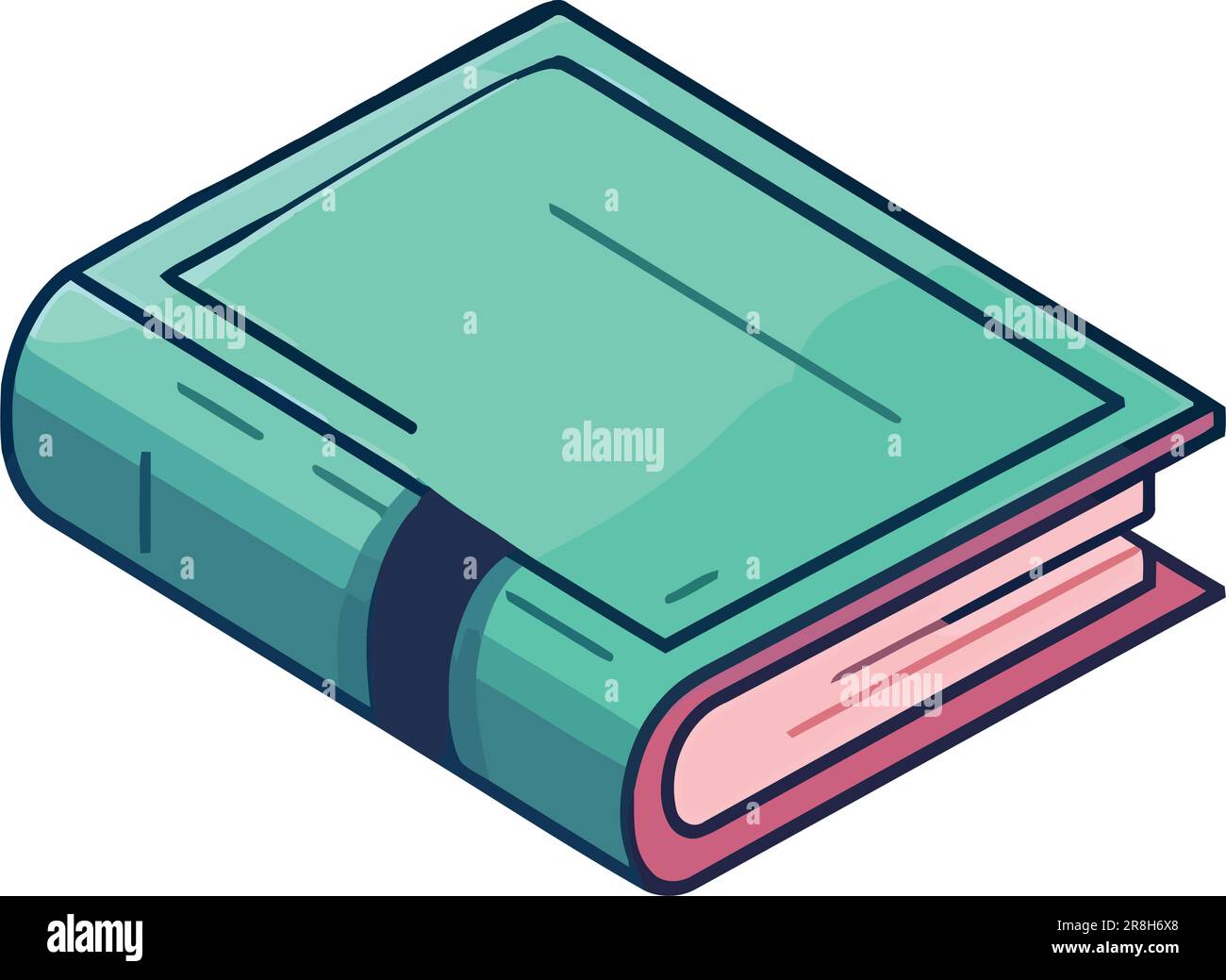 Modern cartoon book icon Stock Vector Image & Art - Alamy