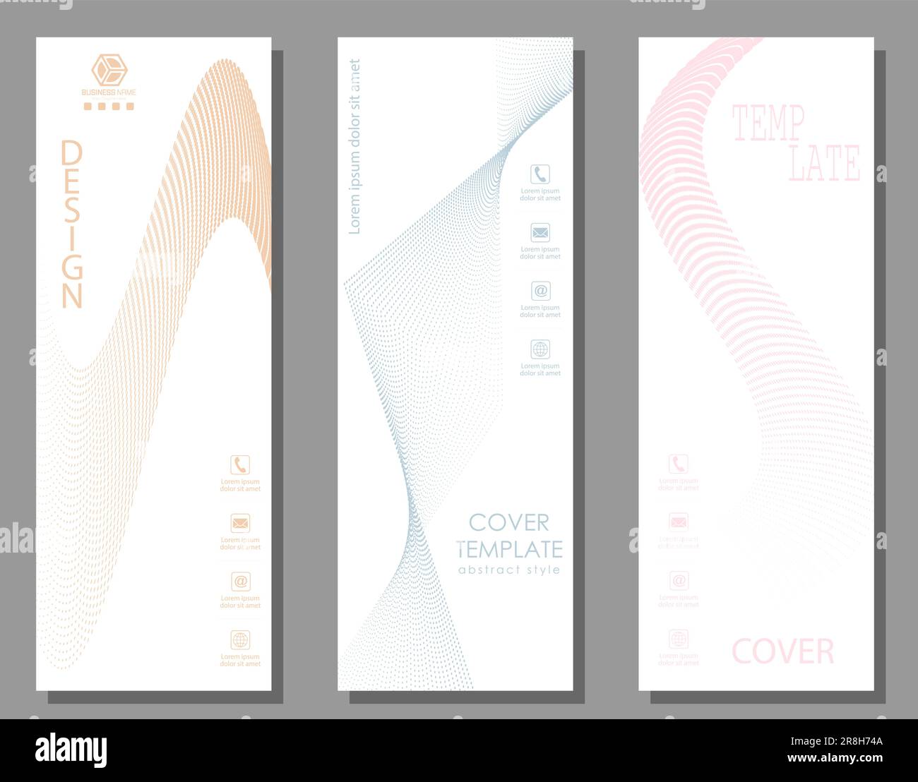 Abstract pattern. Template for the design of banners, posters and ...