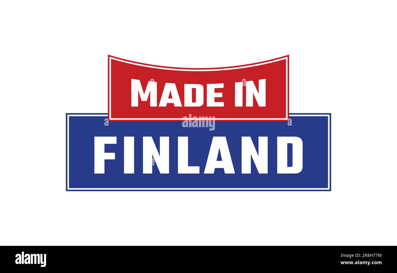 Made In Finland Seal Vector Stock Vector Image & Art - Alamy