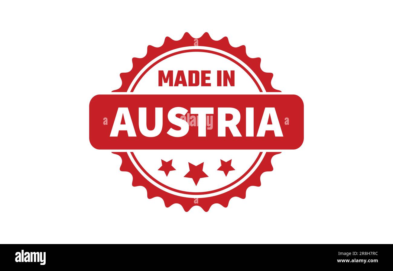 Made In Austria Rubber Stamp Stock Vector Image & Art - Alamy