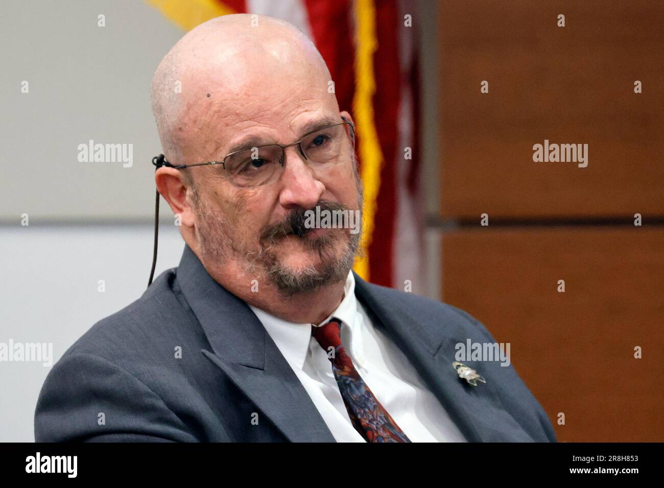 Broward Sheriff's Office Detective John Curcio becomes emotional while ...