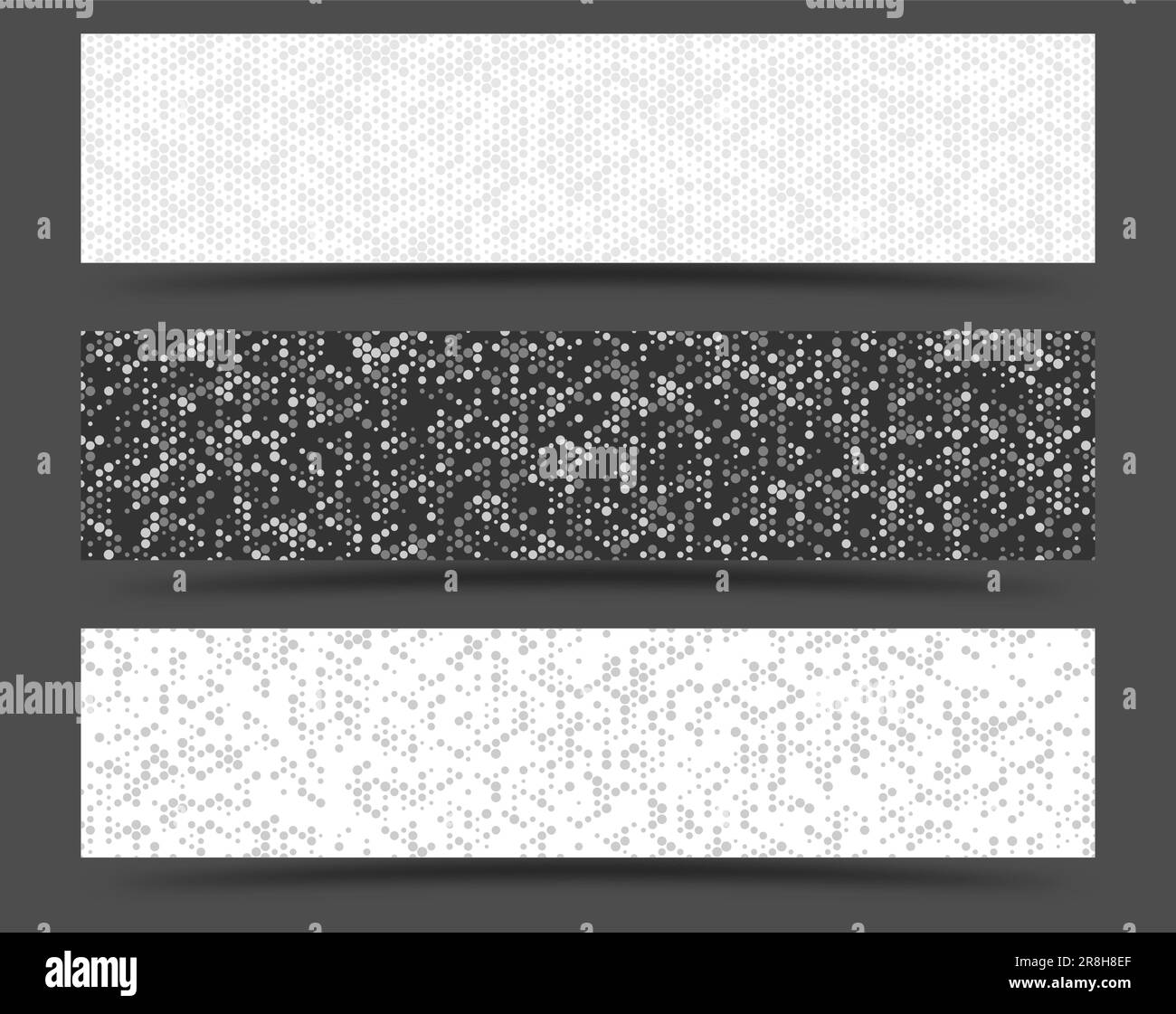 Abstract pattern of circles of arbitrary size. Template for backgrounds ...