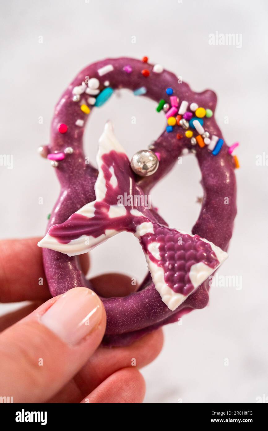 Mermaid pretzel twists Stock Photo - Alamy