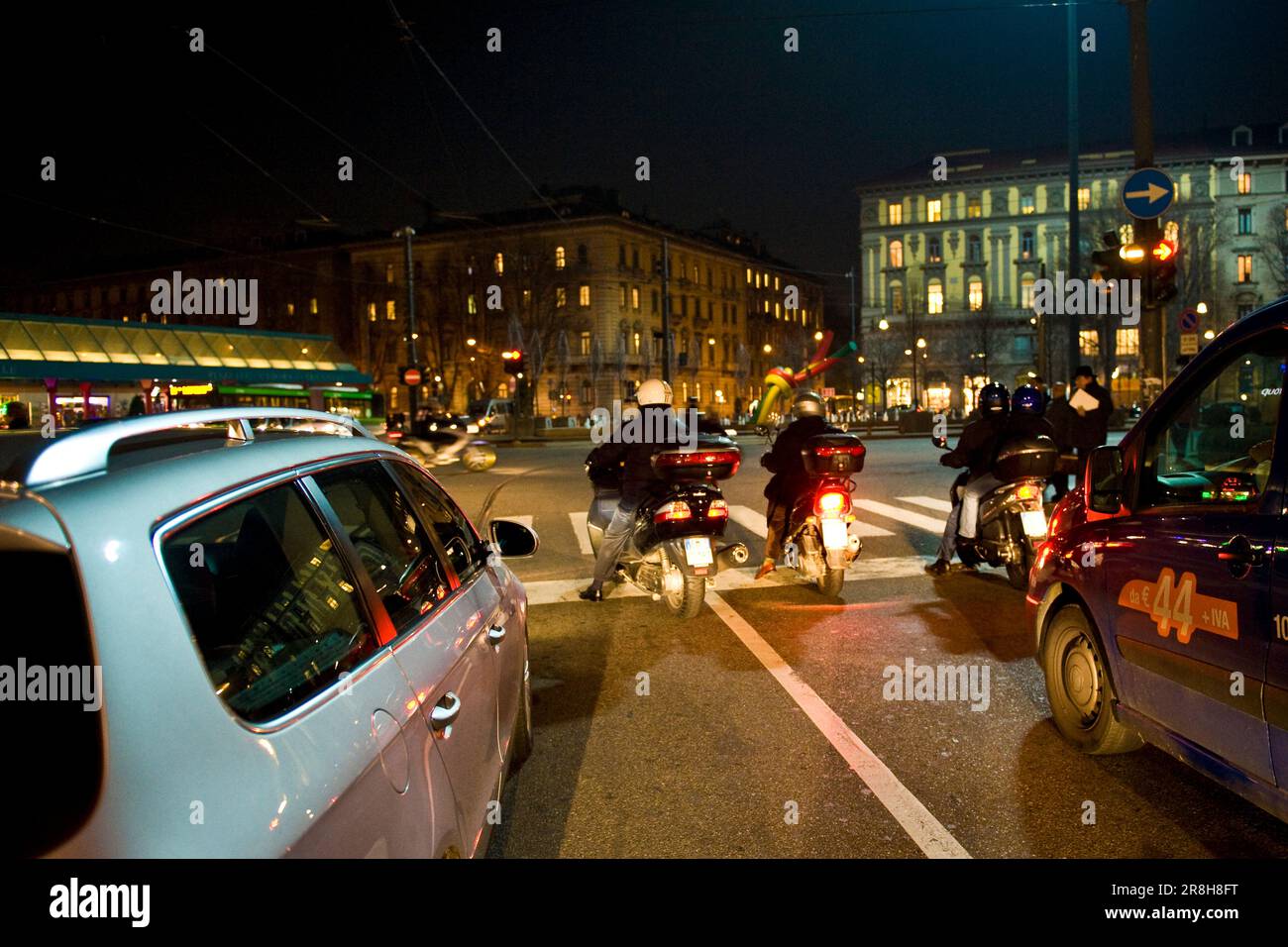 Traffic. Milan. Italy Stock Photo - Alamy