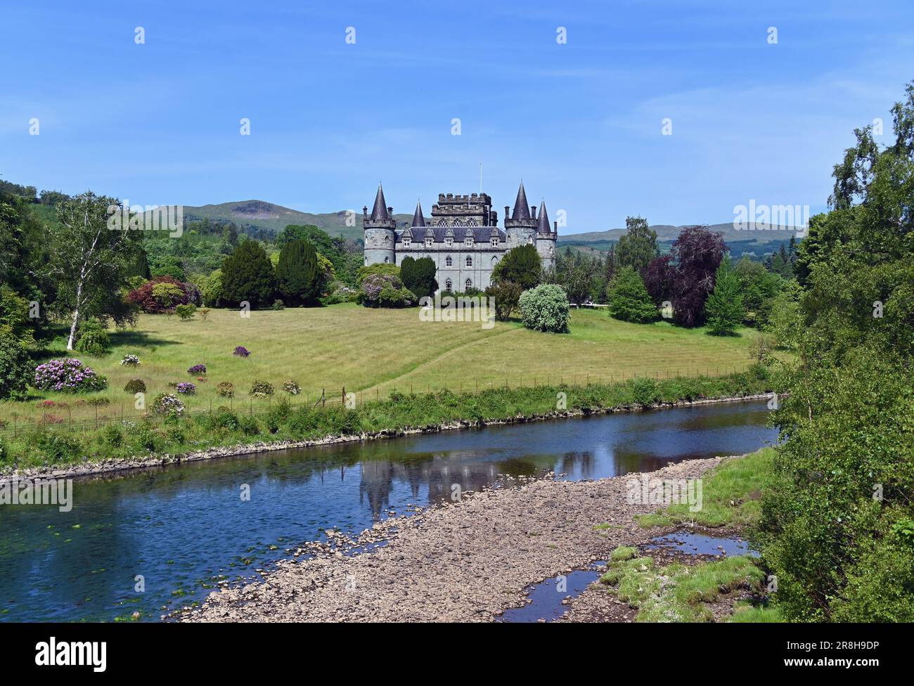 Inveraray Castle. Argyll, Western Scotland, United Kingdom, Europe ...