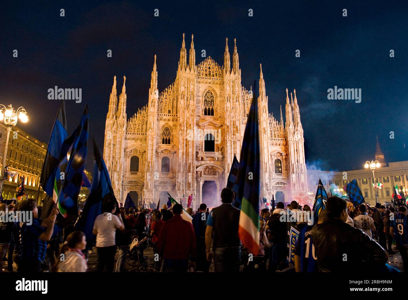 Milan supporters hi-res stock photography and images - Alamy
