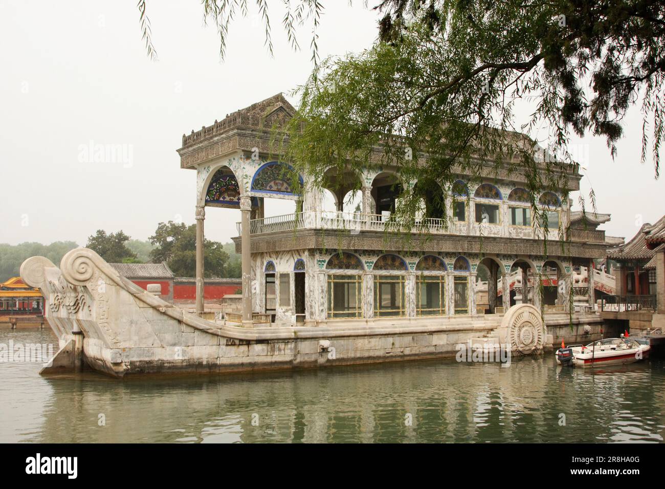 Marble Boat. Summer Palace In Beijing. China Stock Photo - Alamy