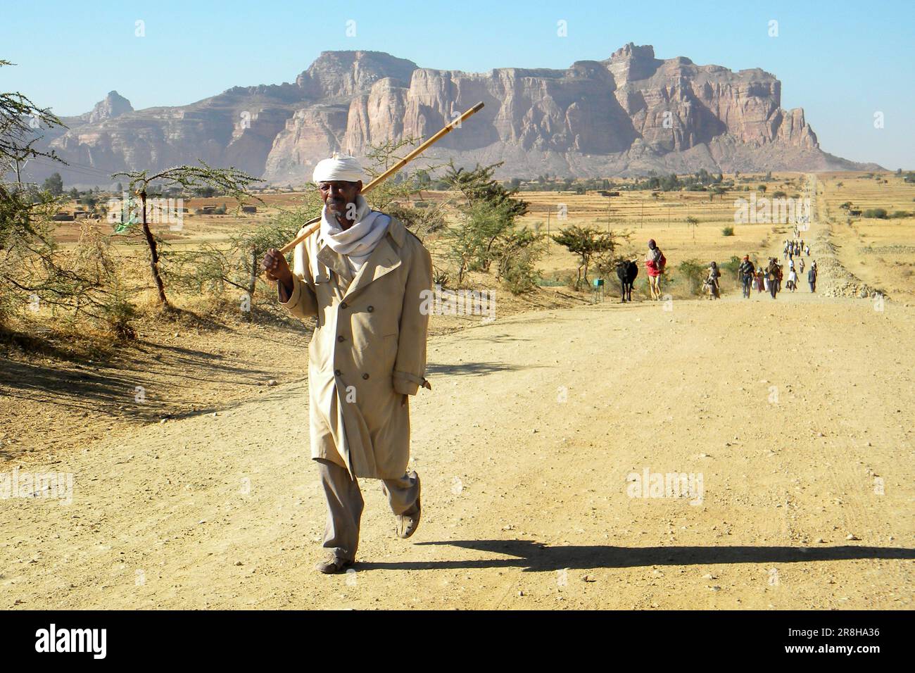 Daily Life. Tigray Valley. Surrounding of Wukro. Tigray. Ethiopia Stock ...