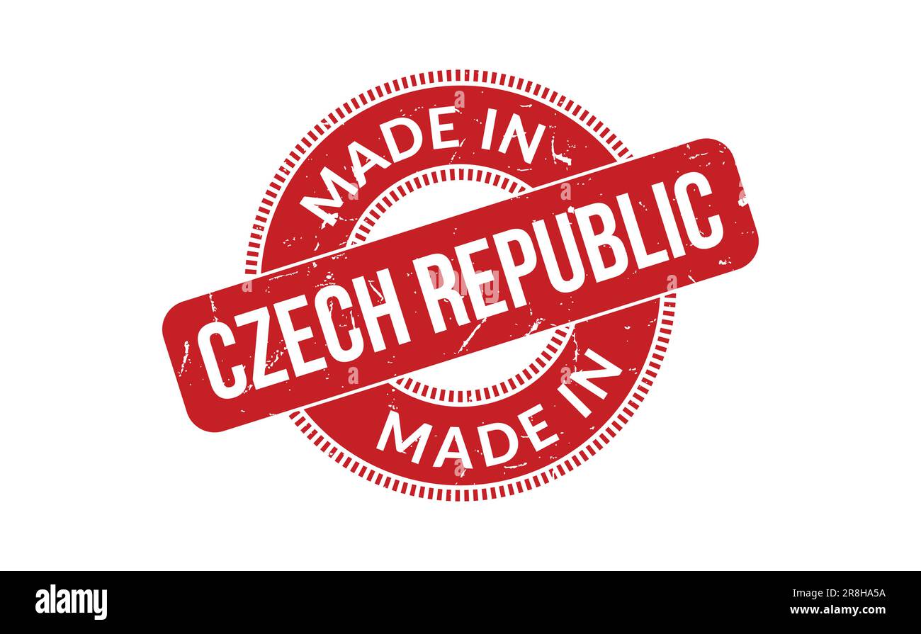 Made In Czech Republic Rubber Stamp Stock Vector Image & Art - Alamy
