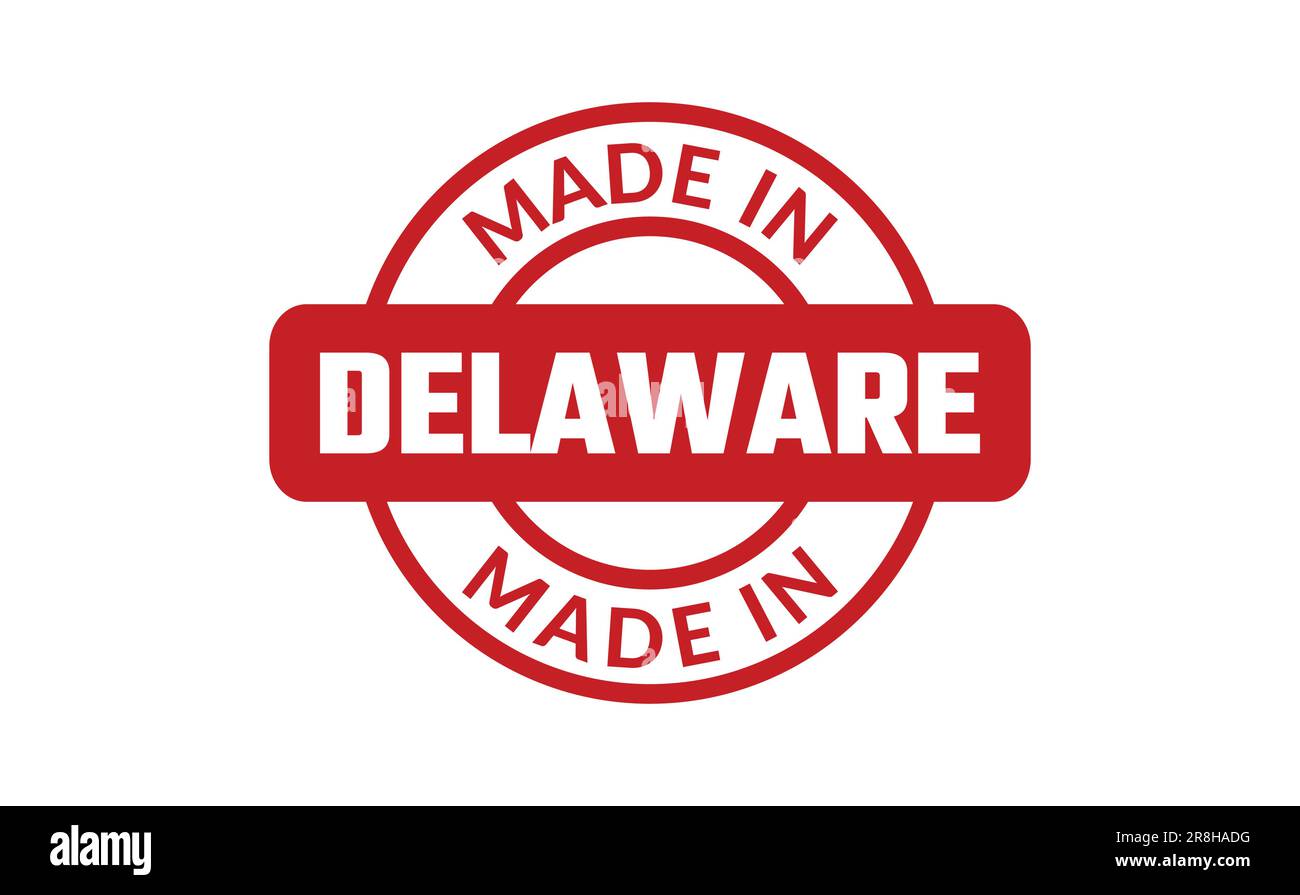 Made In Delaware Rubber Stamp Stock Vector Image & Art - Alamy