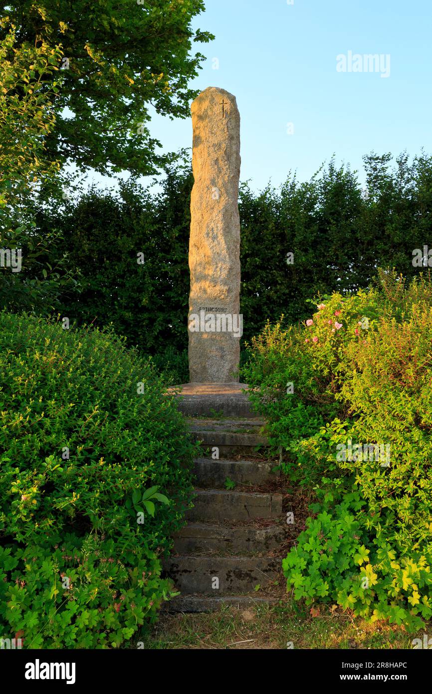 The Battle of Agincourt memorial (1415) at Maisoncelle (Pas-de-Calais ...