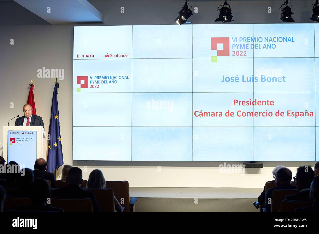 The President of the Spanish Chamber of Commerce, José Luis Bonet ...