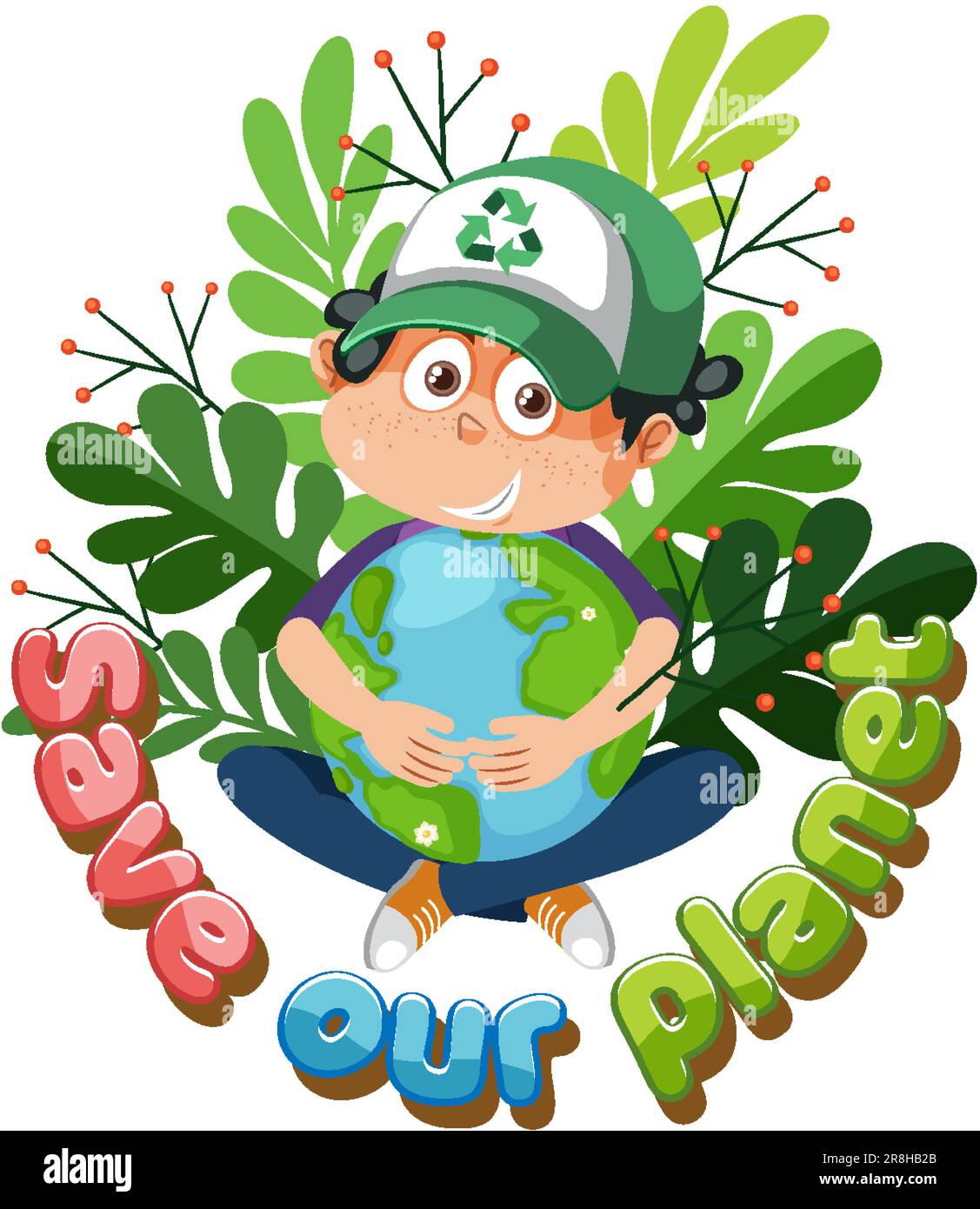 Save our planet campaign banner illustration Stock Vector Image & Art ...