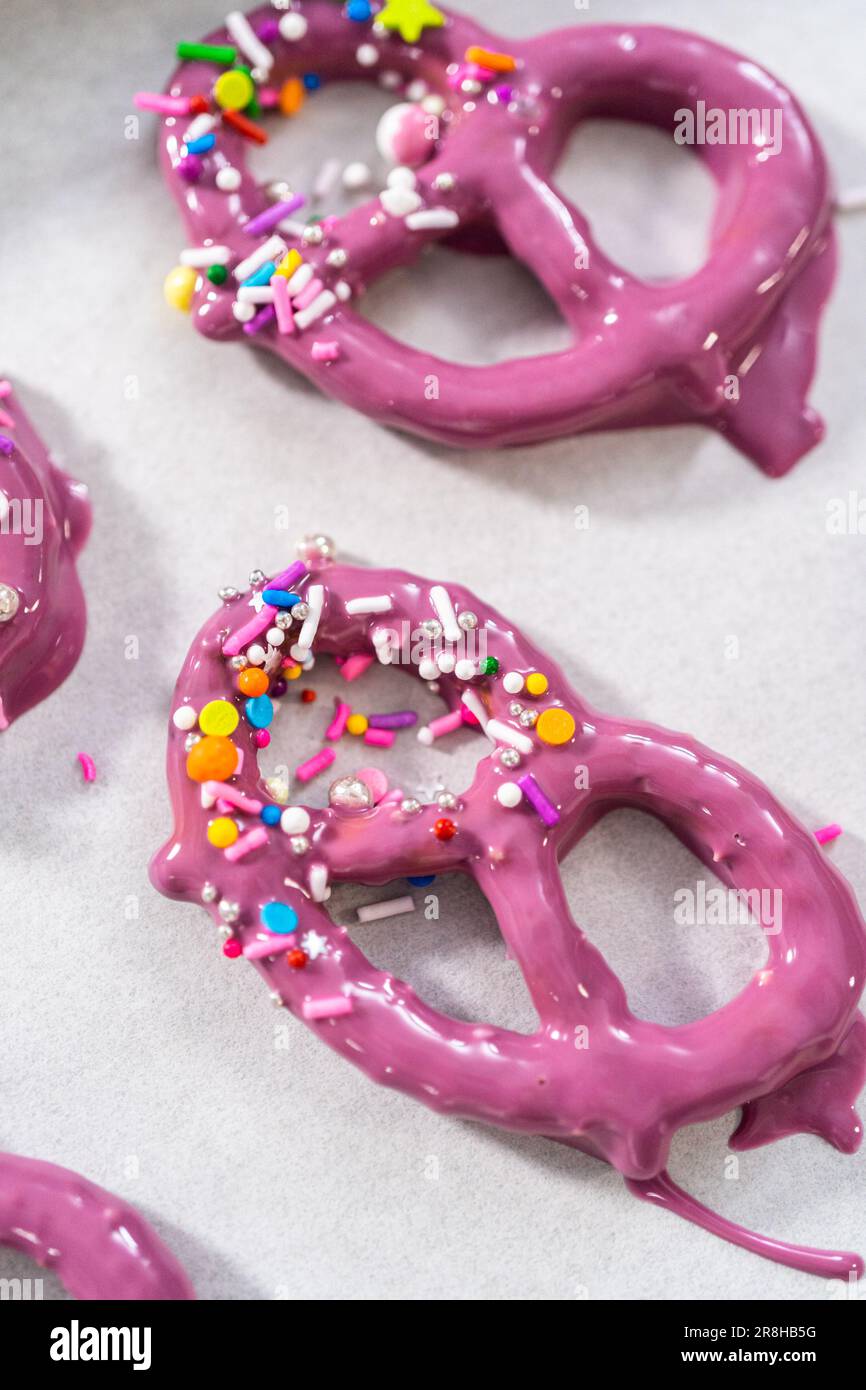 Mermaid pretzel twists Stock Photo - Alamy