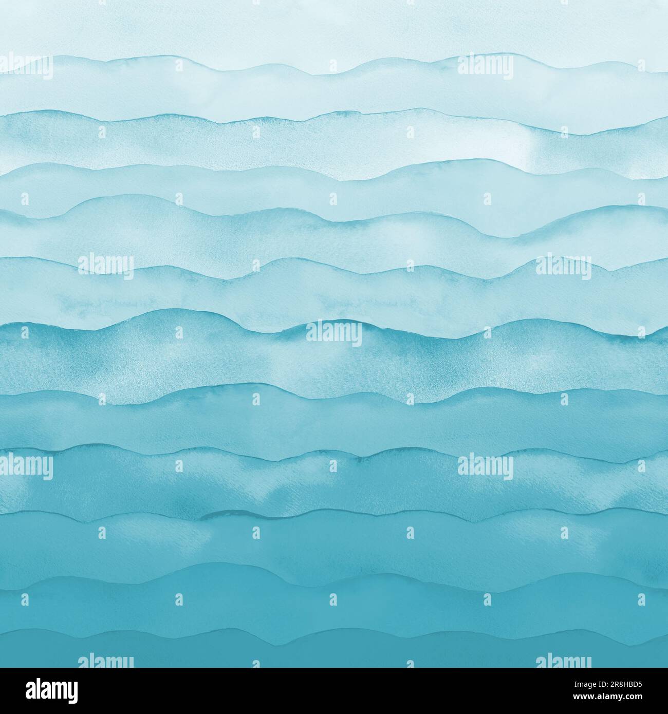 Abstract watercolor sea ocean blue teal turquoise navy indigo colored ...