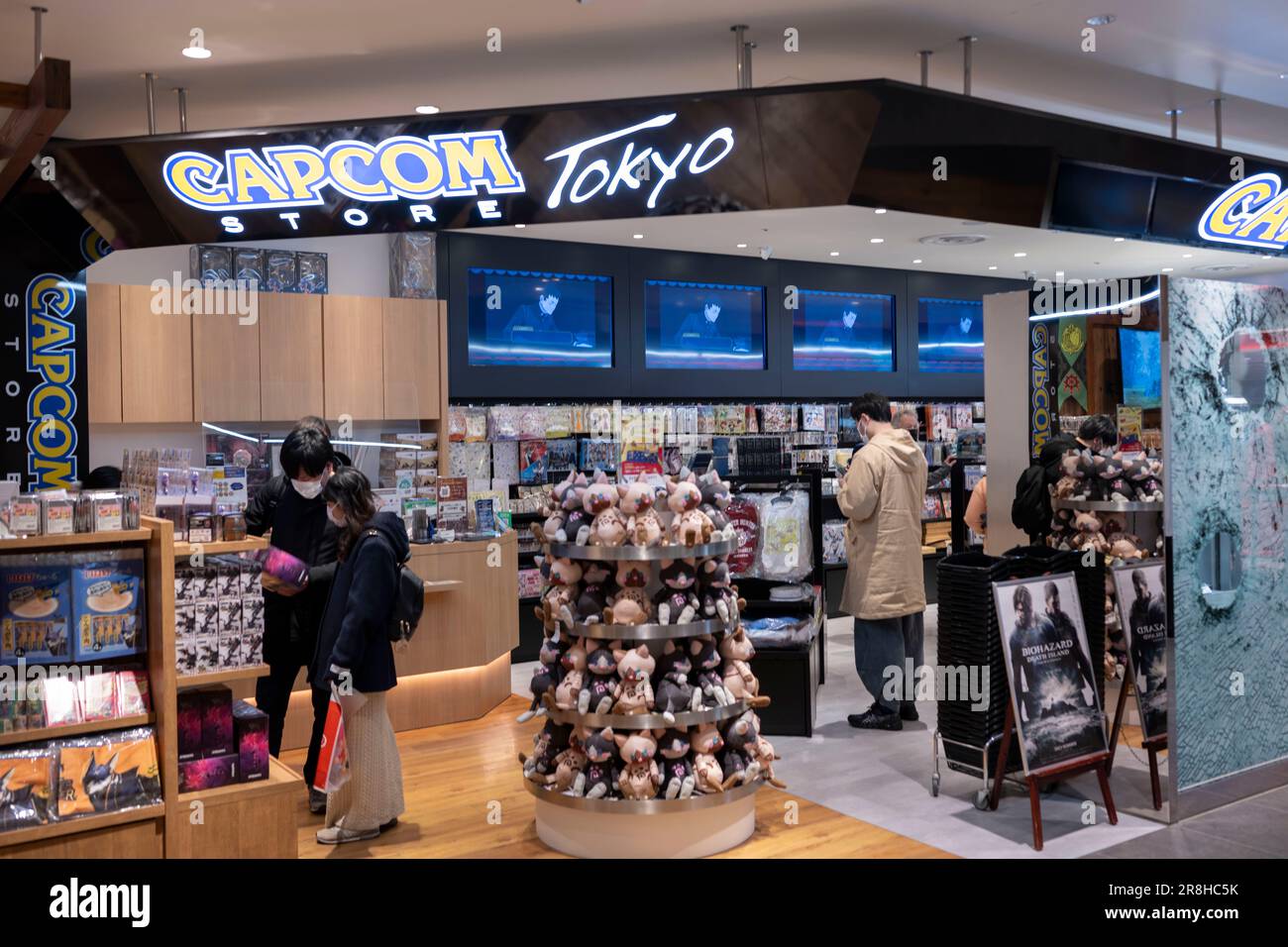 Tokyo, Japan. 3rd Mar, 2023. The Capcom Store in the Shibuya Parco shopping mall.CAPCOM produces ...