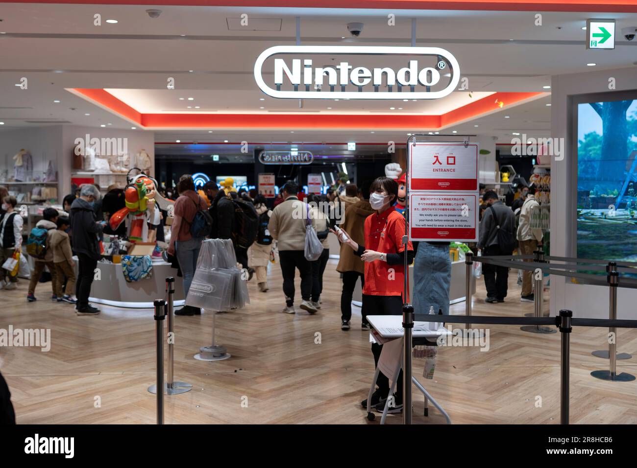 Tokyo, Japan. 3rd Mar, 2023. The Nintendo Store in the Shibuya Parco ...